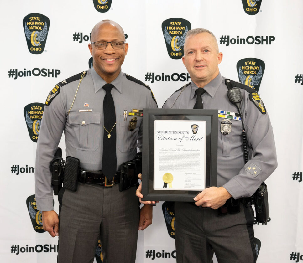 Ohio State Highway Patrol recognizes trooper for life-saving efforts | News, Sports, Jobs - News ...